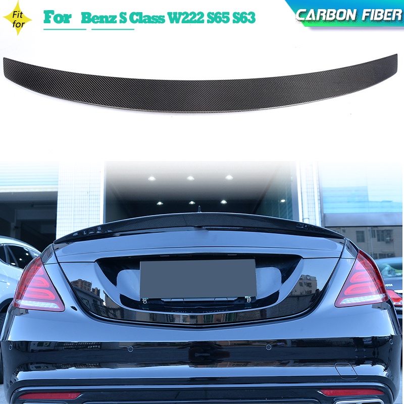 Carbon Fiber Car Rear Trunk Spoiler For Mercedes Benz S Class W222 S400 ...