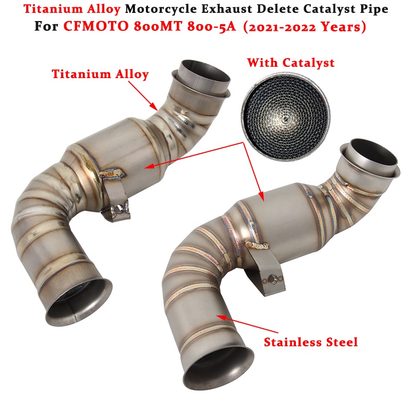 Slip On For CFMOTO 800MT 800-5A 2021 2022 Motorcycle Exhaust Escape ...