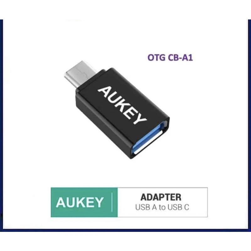 READY STOCK AUKEY ORIGINAL USB-A TO USB-C ADAPTER / CONVERTER PENDRIVE ...