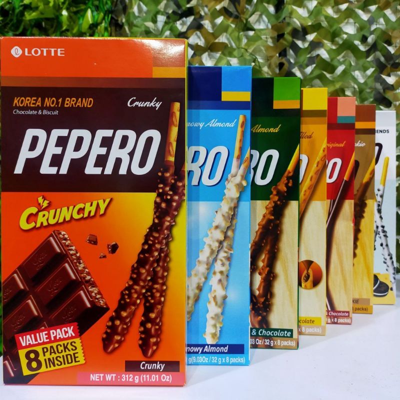Pepero Assorted Flavors - Small Pack (Made in Korea) | Shopee Malaysia