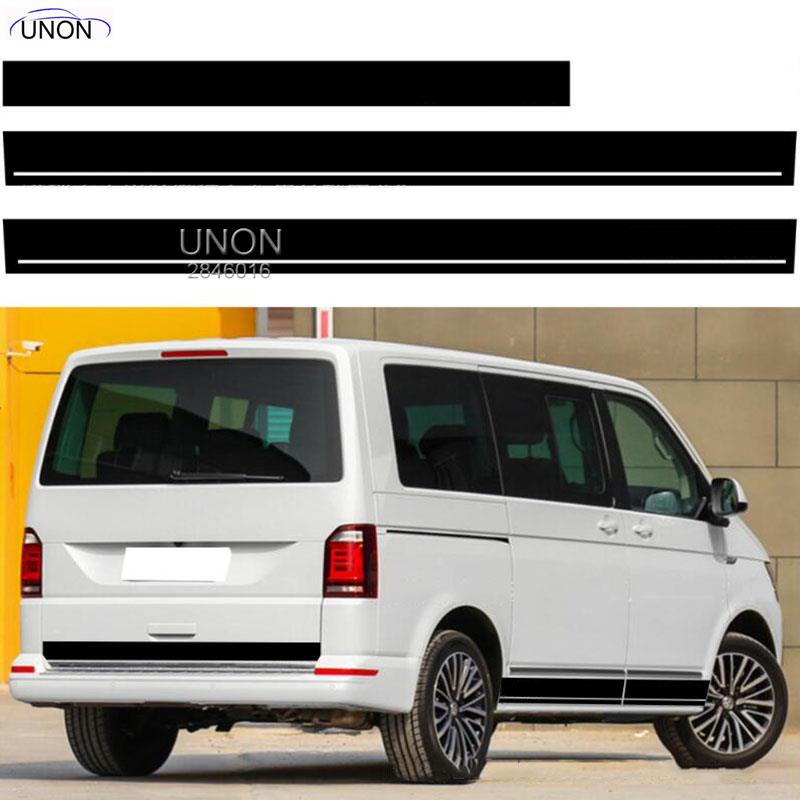 Stripe Car Stickers Decoration Body For Volkswagen VW Multivan T4 T5 T6 ...