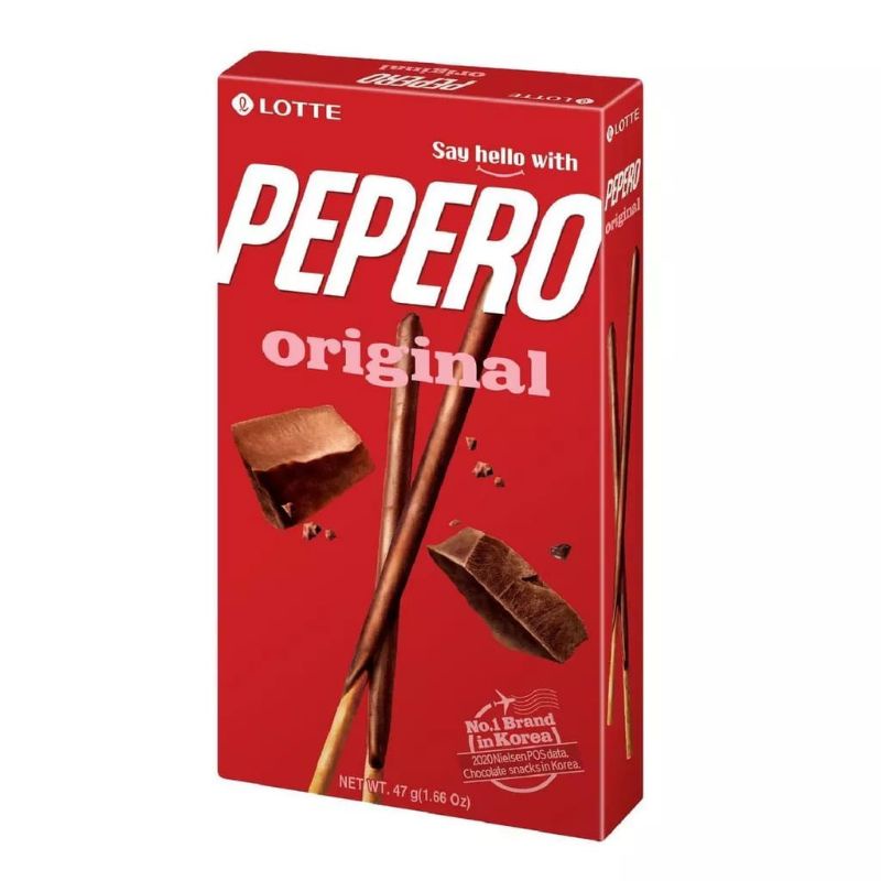 Lotte Pepero Big Pack Chocolate 256g (Almond / White Chookie ...