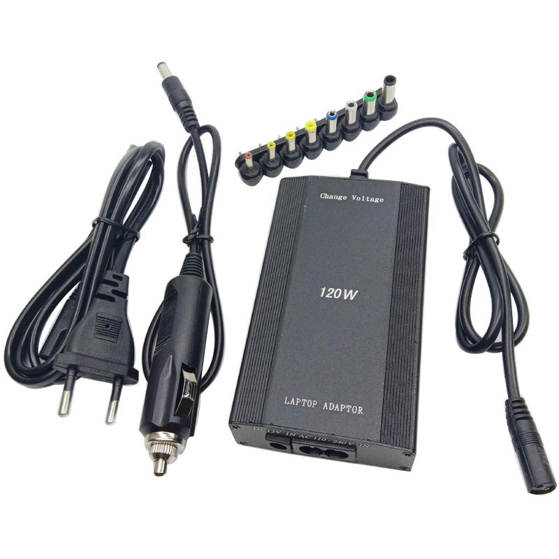 💥Big Sale💥EU Plug 120W AC to DC 12V 15V 16V 18V 19V 20V 22V 24V Car ...