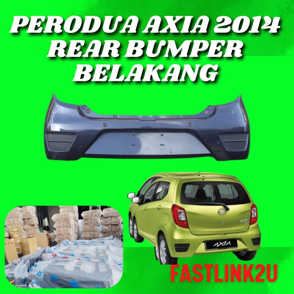 Fastlink Perodua Axia 2014 - 2017 Rear Bumper Belakang 100% New High ...