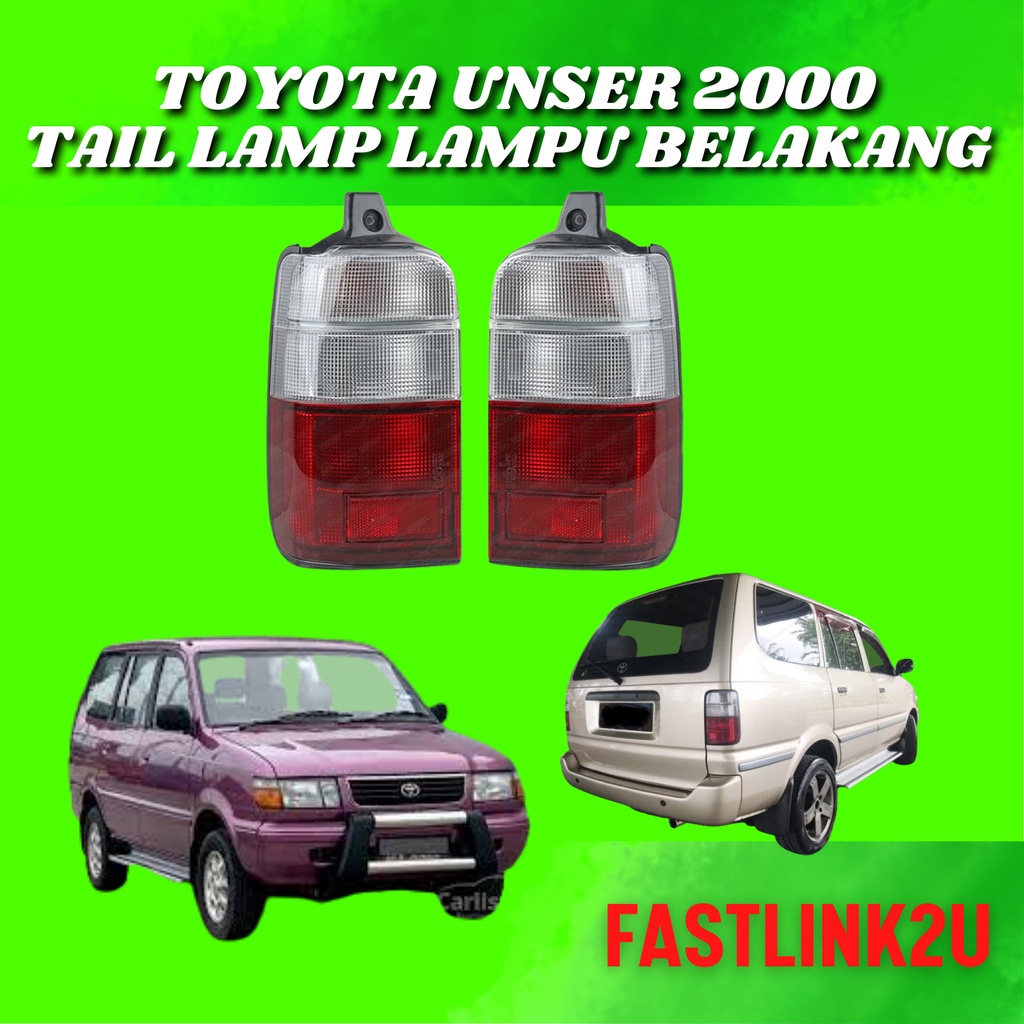 Fastlink Toyota Unser 2000 / 2003 White Yellow Tail Lamp Lampu Belakang ...