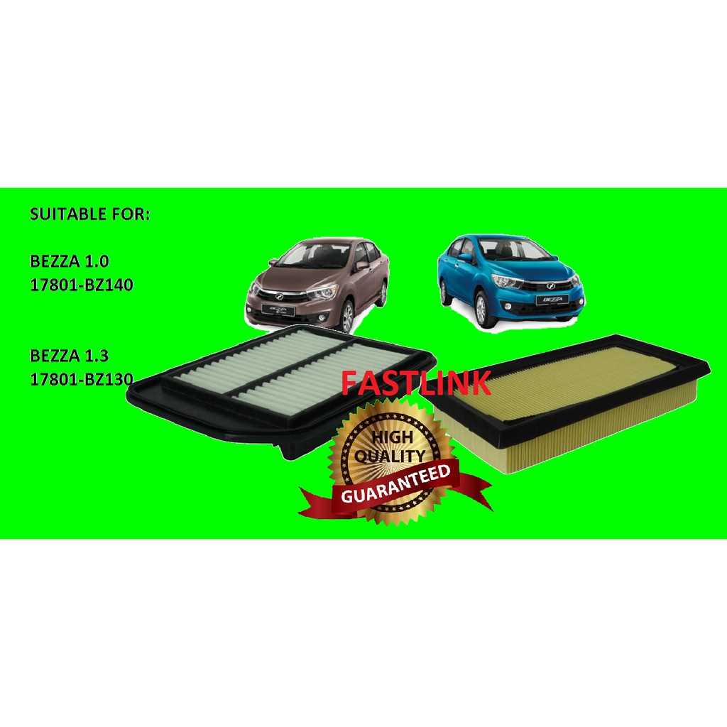 Fastlink Perodua Bezza 1.0 1.3 Air Filter Penapis Udara 100% High ...