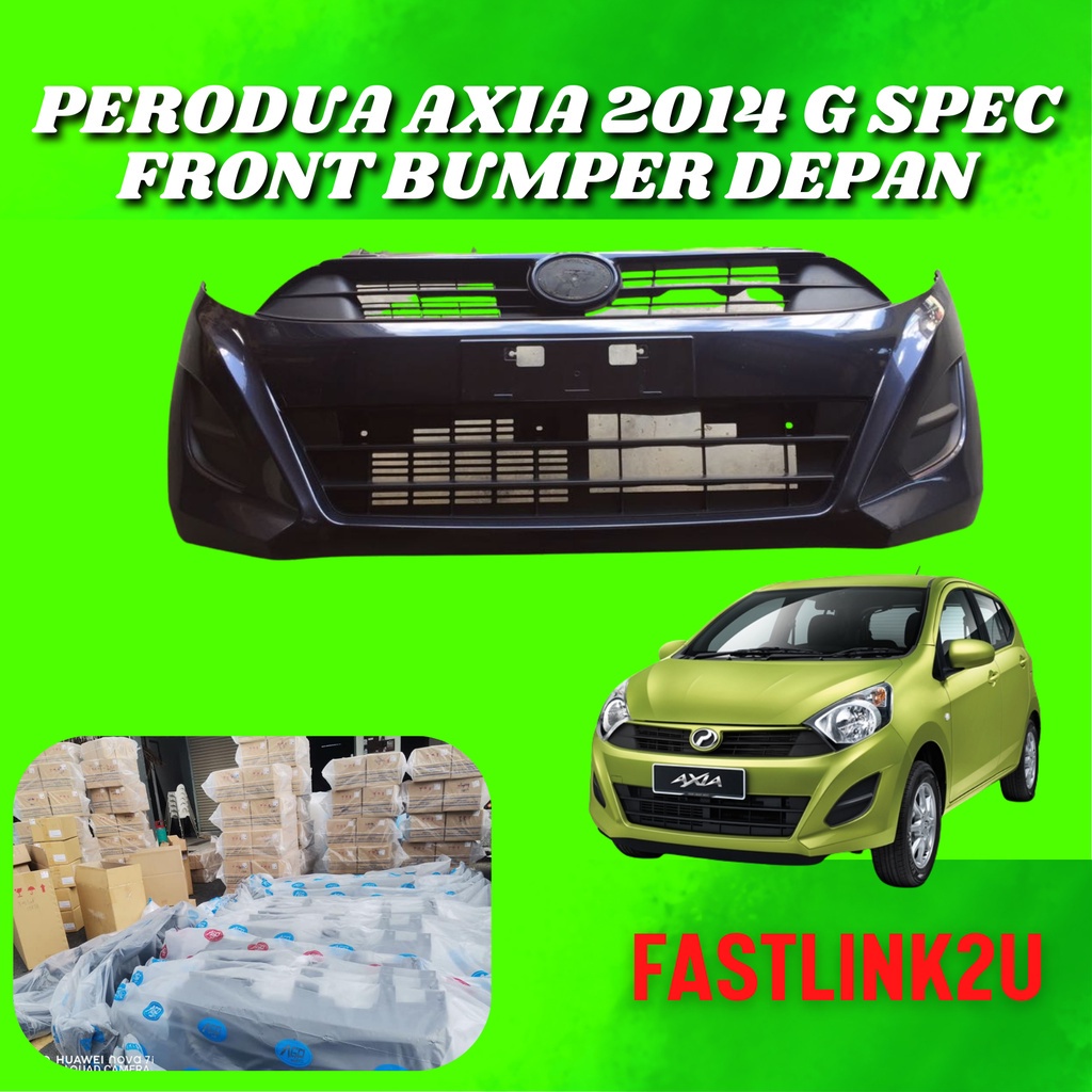 Fastlink Perodua Axia / Axia Se 2014 No Front Grille Front Bumper ...