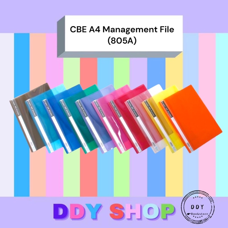 CBE A4 Transparent Management File Super PP Folder Document Organize ...