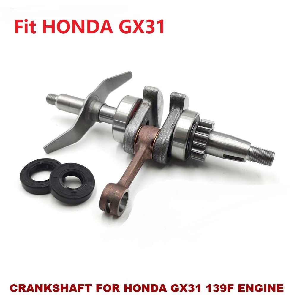 Heavy Duty Crankshaft Oil Seal Crank Shaft Bent Axle Fit HONDA GX31 ...