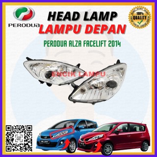 FASTLINK PERODUA ALZA HEAD LAMP 2014 LAMPU DEPAN BESAR 100% NEW HIGH ...