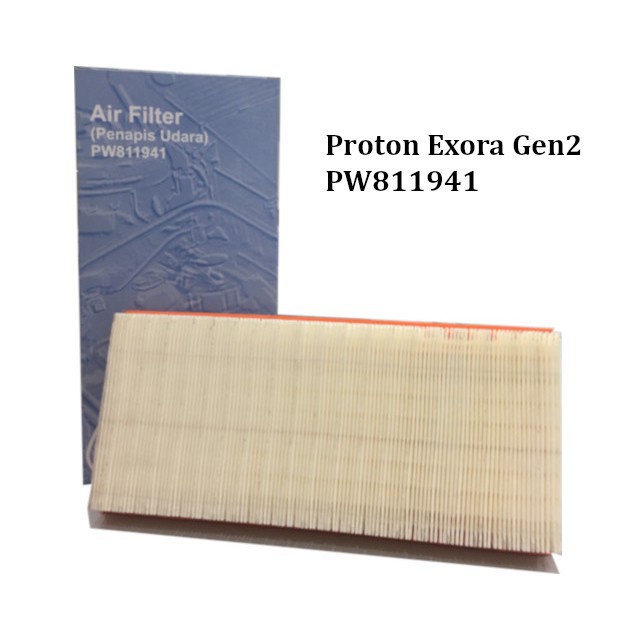 ORIGINAL PROTON GEN2 PERSONA EXORA AIR FILTER ORIGINAL 100% PW811941 ...