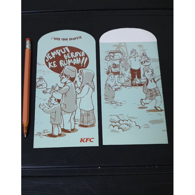 KFC Sampul Duit Raya SDR Light Blue rm2 satu new | Shopee Malaysia