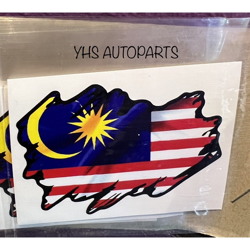 Sticker Bendera Malaysia/Kedah/Thailand/Vietnam/Oley Sticker-Sticker ...
