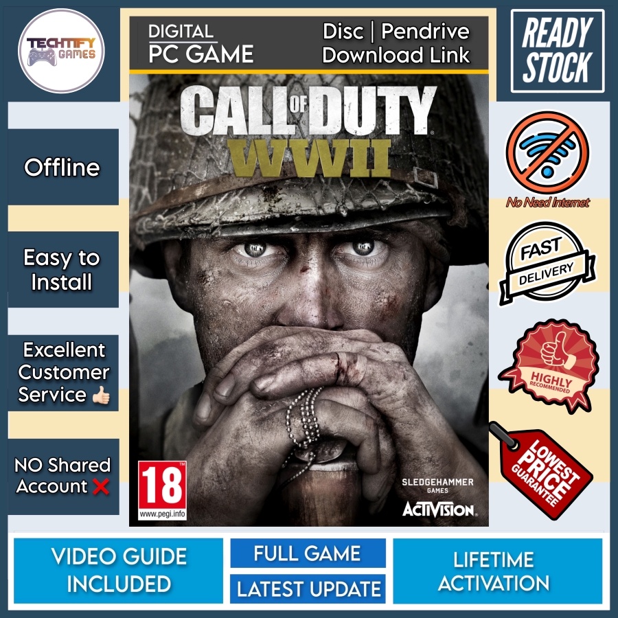 [PC Game] Call of Duty World War 2 (WW2) - Offline [Disc | Pendrive ...
