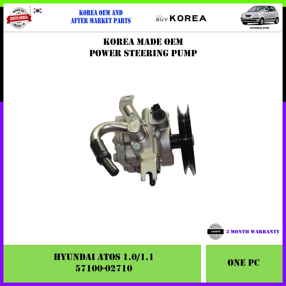 Hyundai Atos 1.0/1.1 Oem Power Steering Pump (57100-02710) | Shopee ...