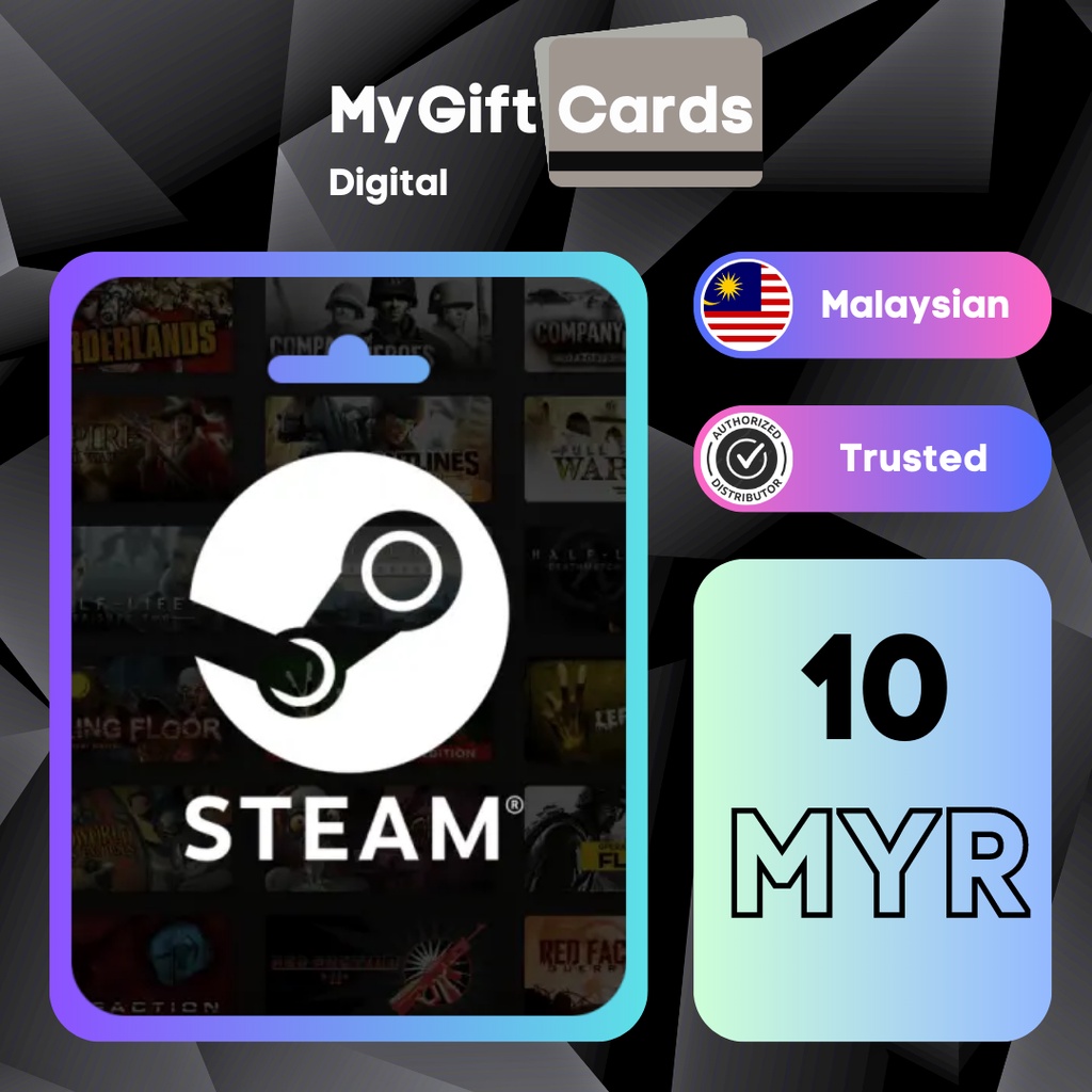 RM 10 STEAM GIFT CARD (MYR) | Shopee Malaysia