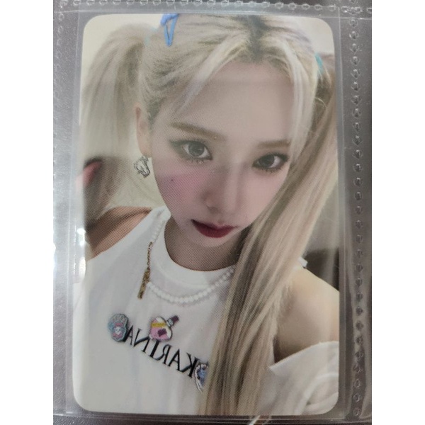 (UPDATED) POB AESPA Photocard PC Makestar Everline Lotte Withmuu Lucky draw fansign My World ...