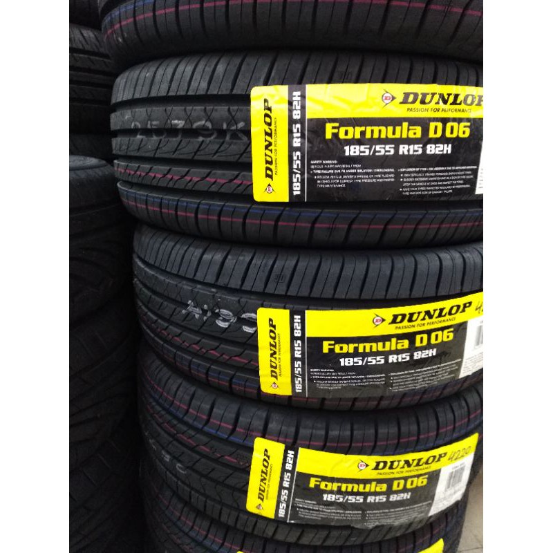 185/55/15 Dunlop Formula D06 Tyre Tayar | Shopee Malaysia