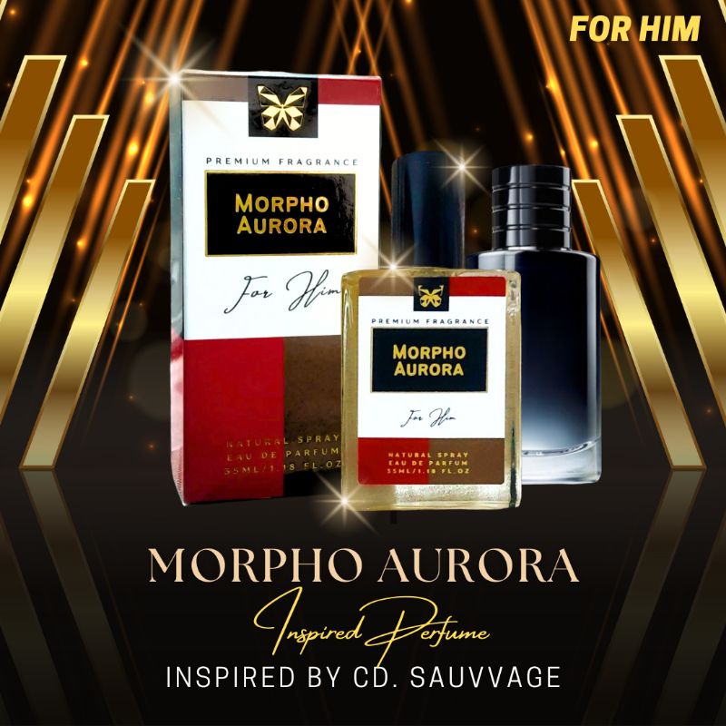 Morpho Aurora Perfume MEN - Inspired by CD - Sawvage (35ML) | Shopee Malaysia