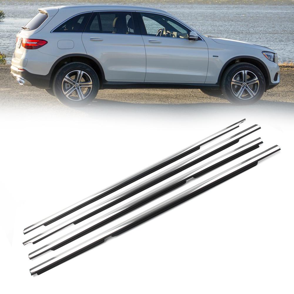 Car Door Window Seal Belt Moulding Trim Weatherstrip For Mercedes Benz ...