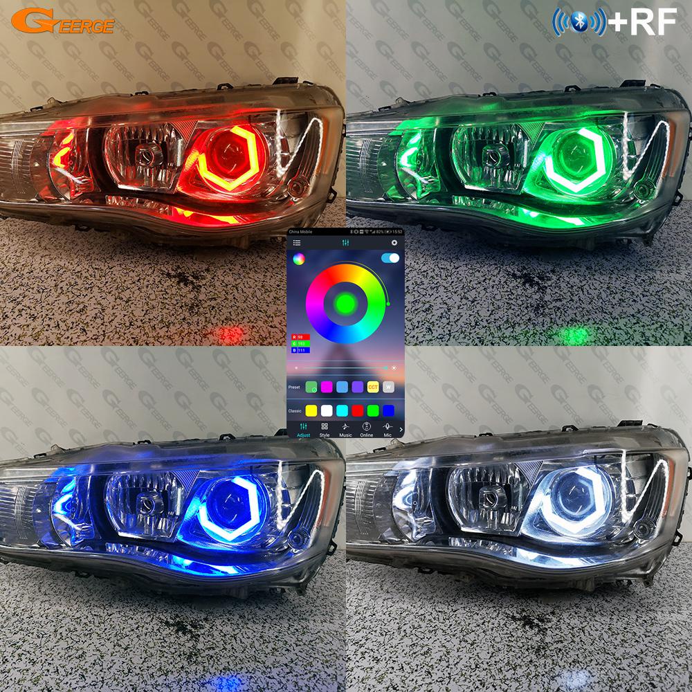 For Mitsubishi Lancer 10 X EVO BT App RF Remote Control Ultra Bright ...
