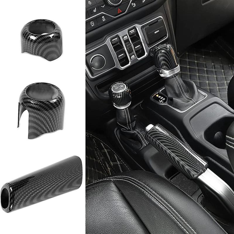 Handbrake Cover Gear Shift Knob Cover Drive Mode Shift Knob Cover for ...
