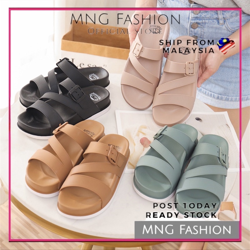 MONIGA - Koleksi Baru Premium Sandal Perempuan | New Collection Mesh ...
