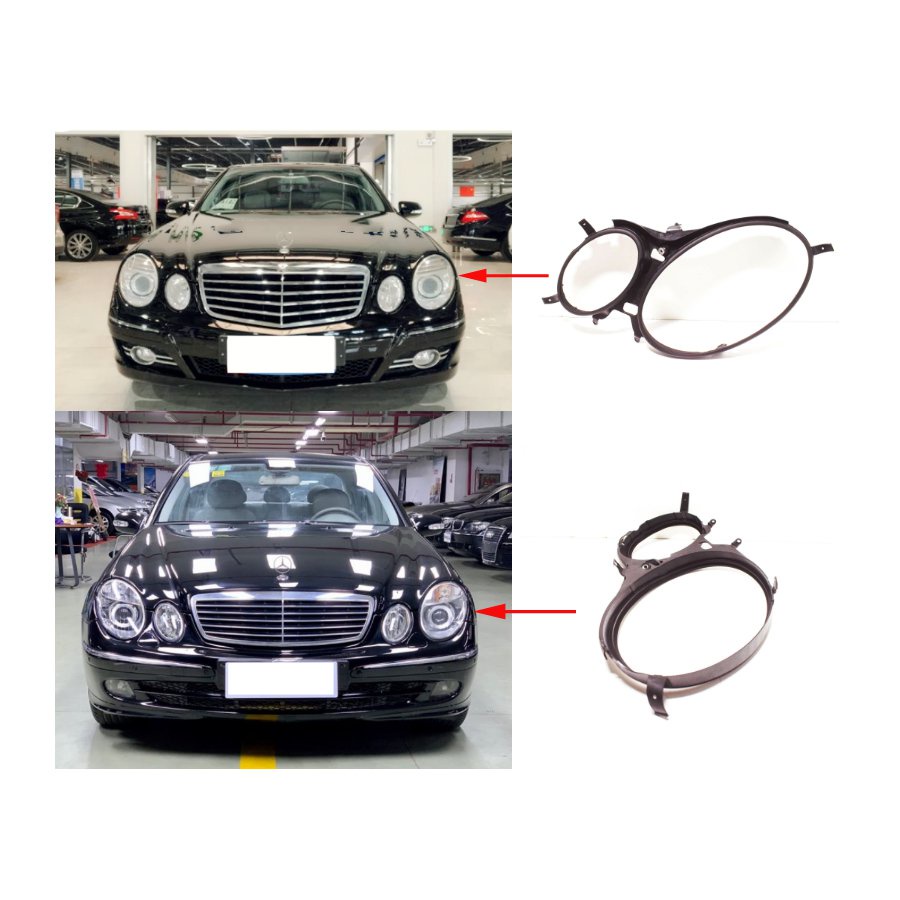 For Ben W211 E-Class 2002-2008 E200 E220 E240 E280 E300 E350 Headlight Seal Rubber Strip Sealing ...
