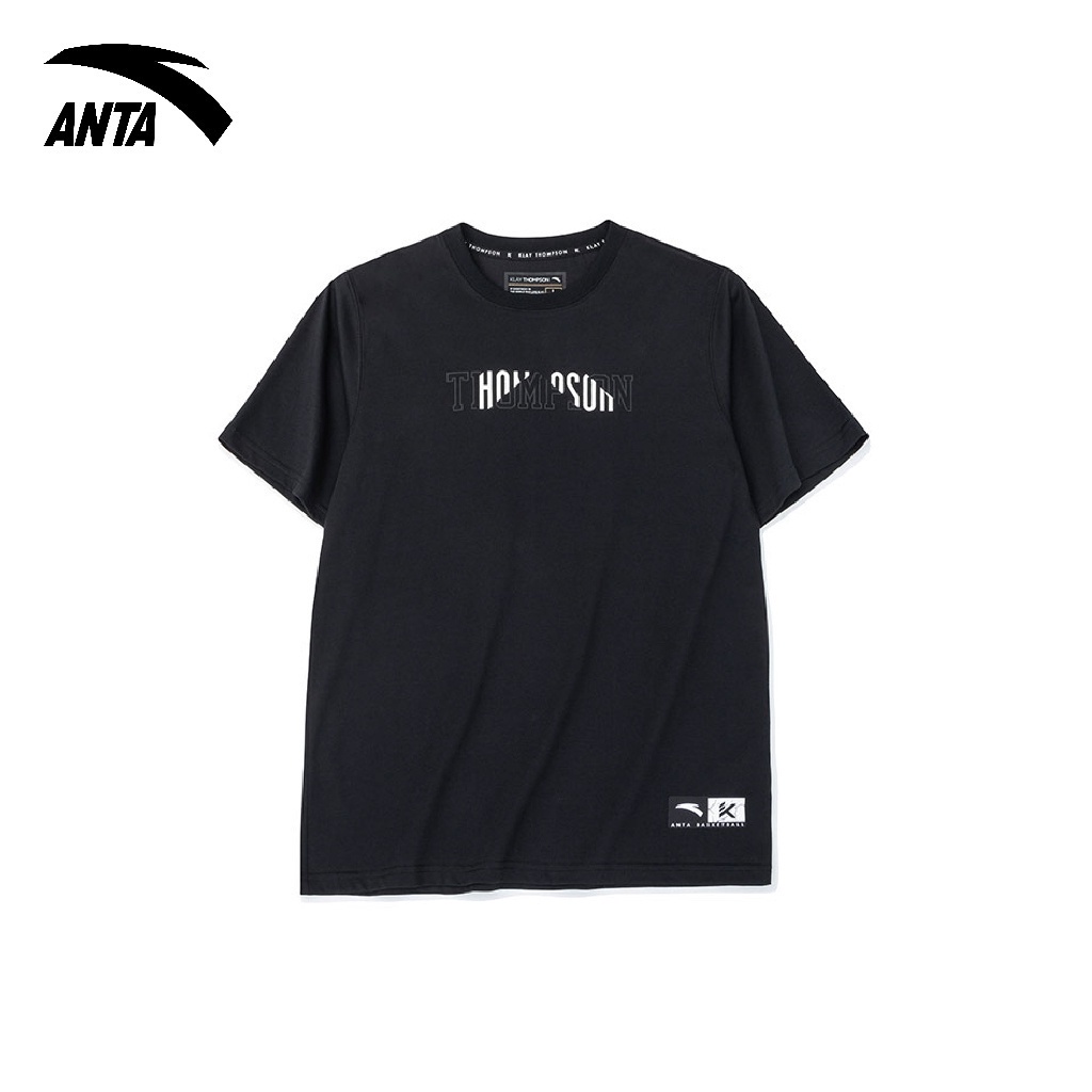 ANTA Men Klay Thompson Short Sleeve Tee-Black | Shopee Malaysia