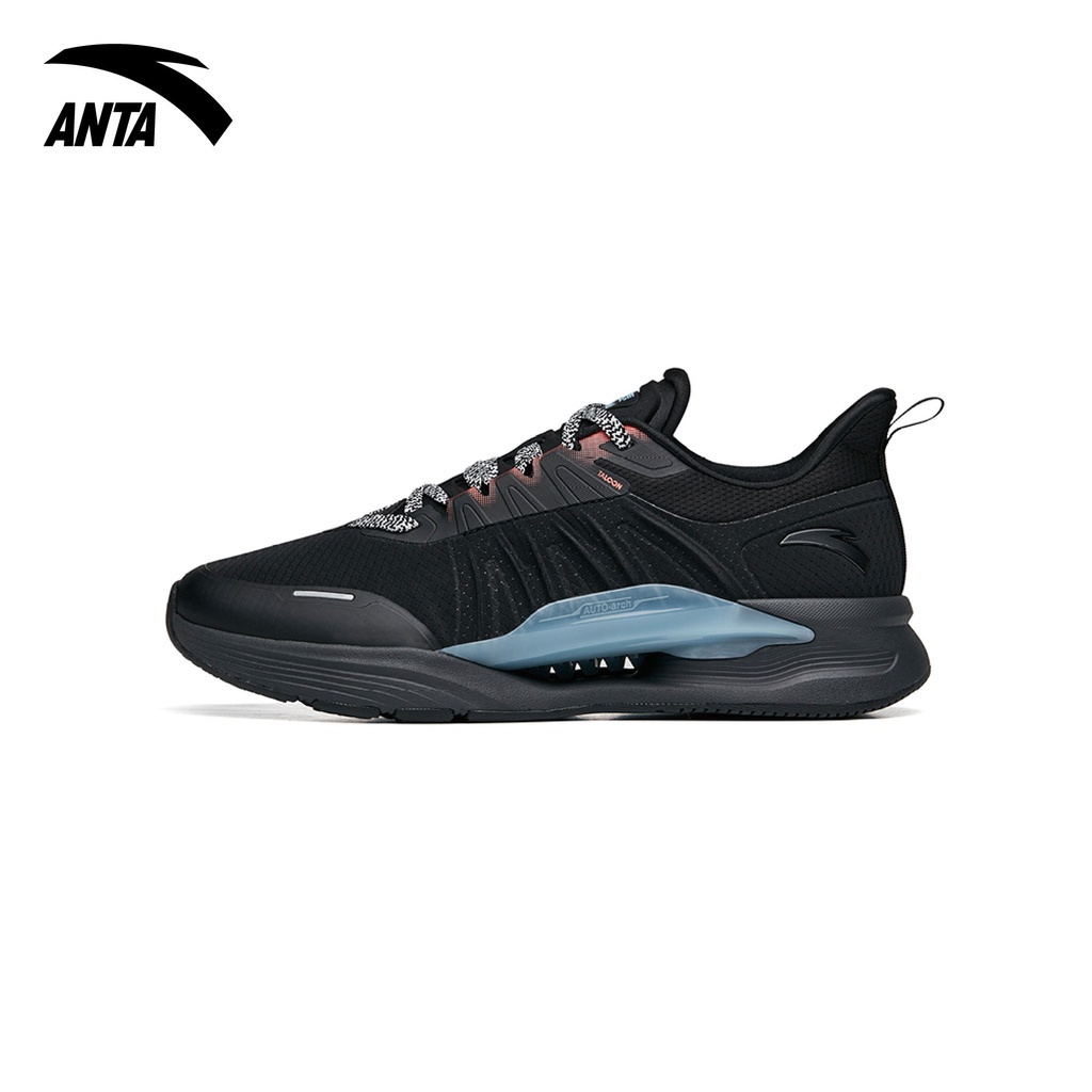 ANTA Men Cross-Training Shoes - Black/flare Red/Carbon Grey (Kasut ...