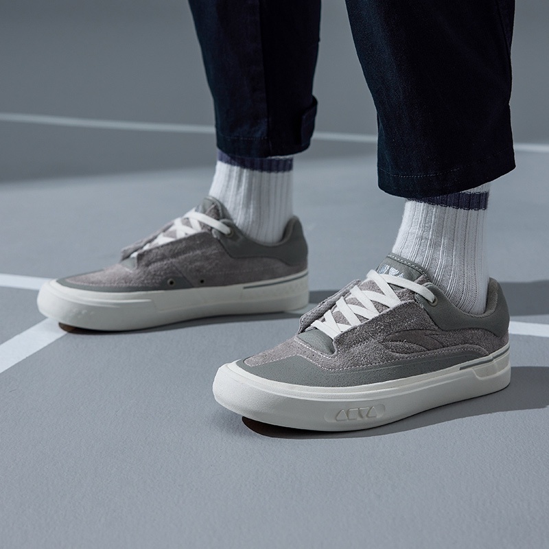 ANTA Men X-Game Skateboarding Lifestyle Shoes - Continent Grey ...