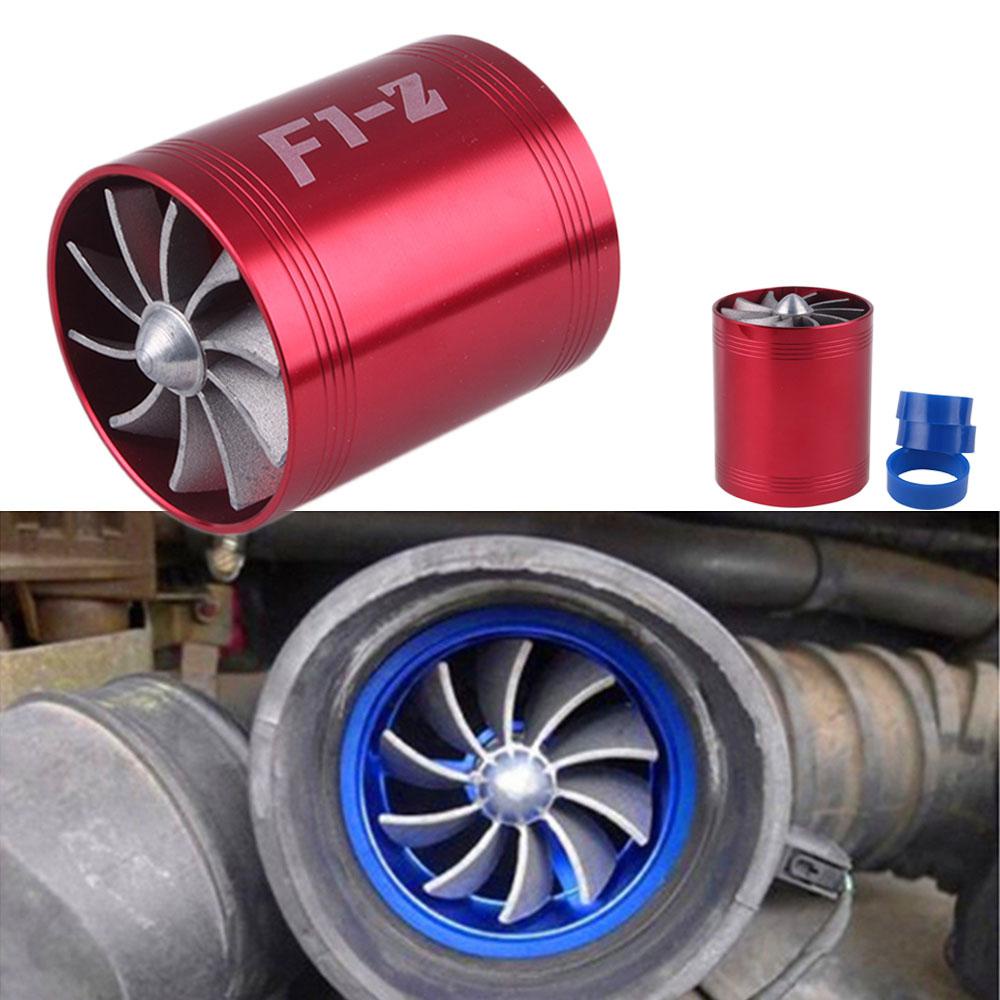 Car Air Intake Turbine Refit Turbo Gas Fuel Oil Saver Fan Turbo ...