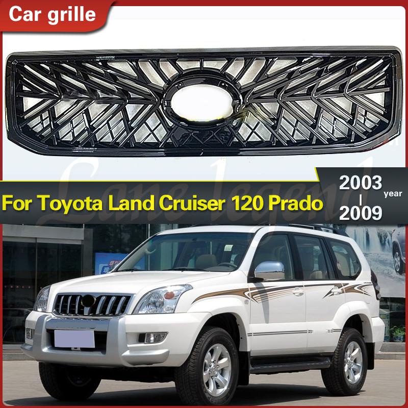 Front Bumper Grill Radiator Grille for Toyota Land Cruiser 120 Prado ...