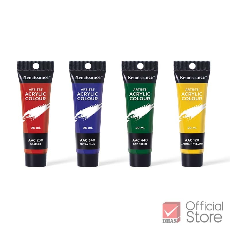 Renaissance Acrylic Colour (20ml/Tube) | Shopee Malaysia