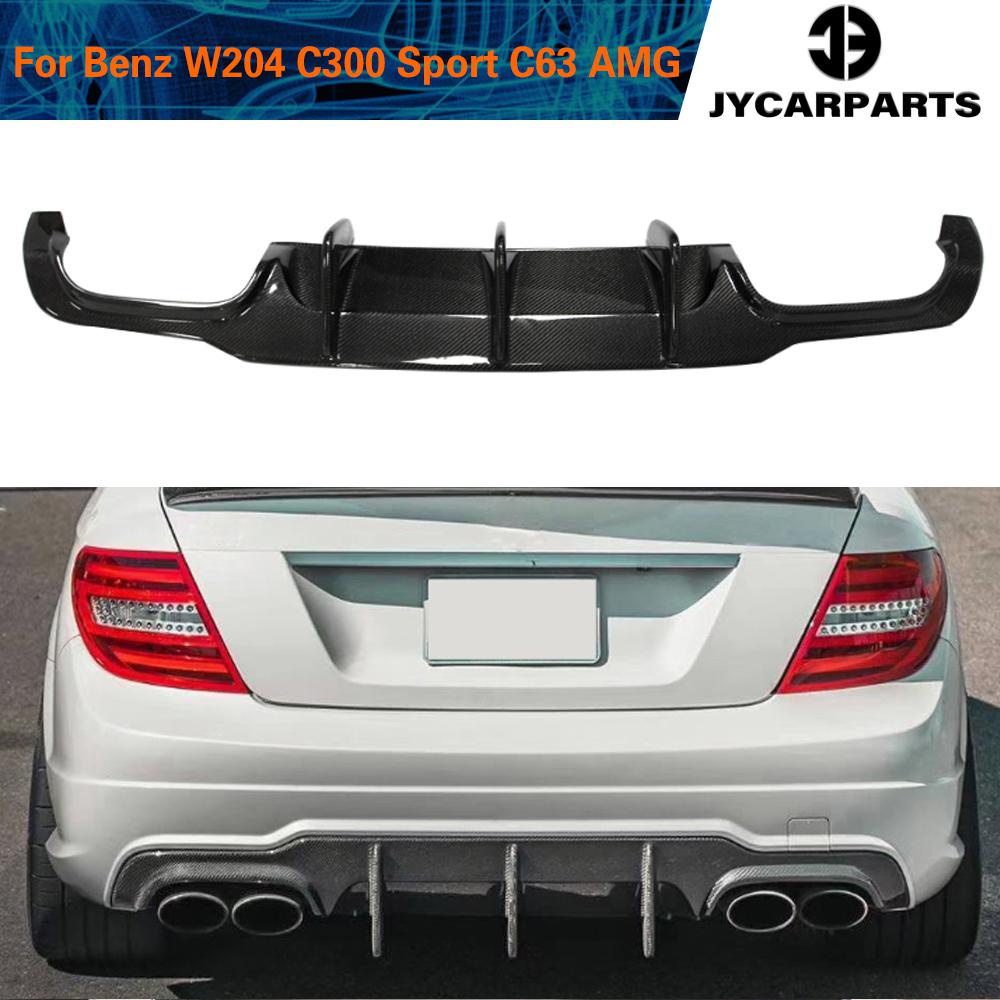 Rear Bumper Diffuser Lip Spoiler for Mercedes-Benz C-Class W204 C63 AMG ...