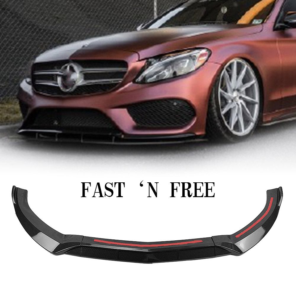 Car Front Bumper Spoiler Lip Lower Body Kit Splitter Guard For 2015 ...