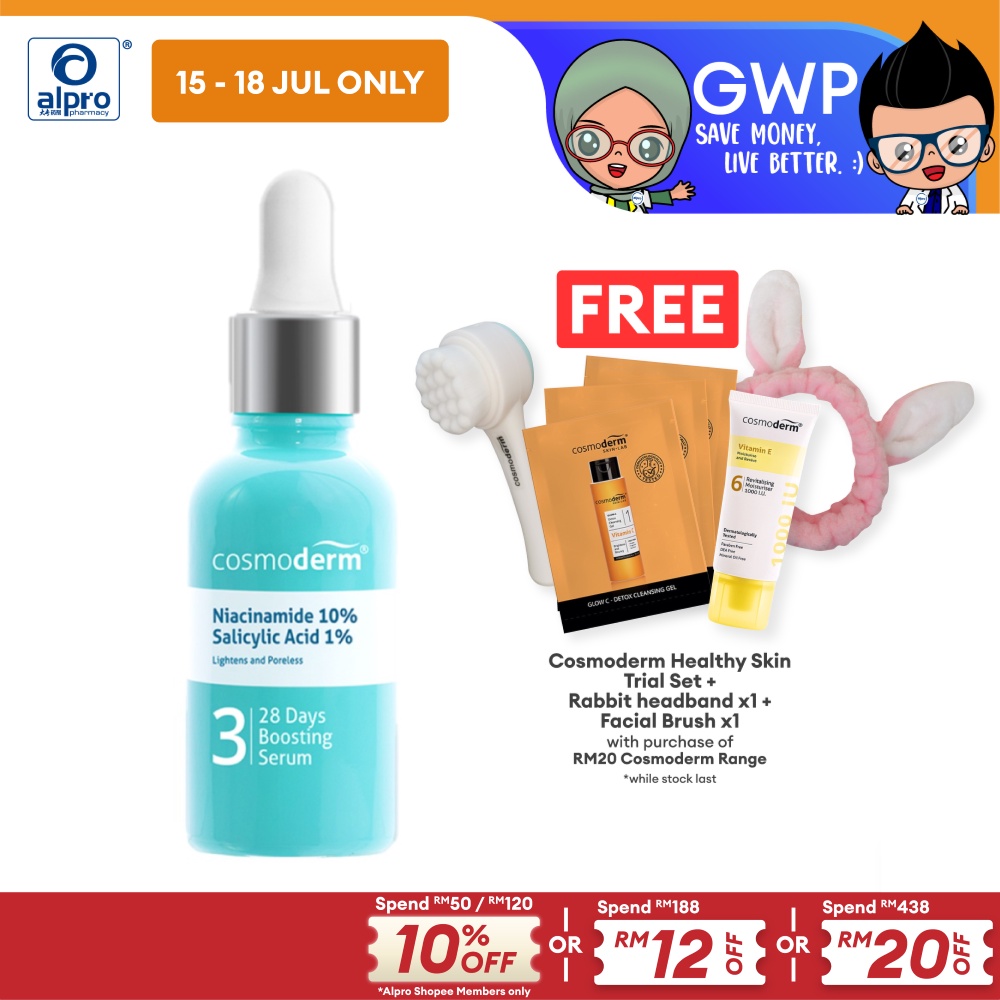 Cosmoderm Niacinamide 28 Day Boosting Serum (30ml) | Shopee Malaysia