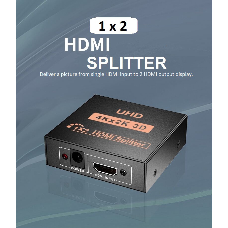 MEGRA HDMI Splitter 1 Input x 2 Output / 1 Input x 4 Output FHD (1x2 ...
