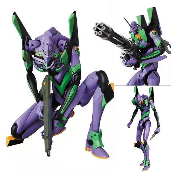 Neon Genesis Evangelion eva Warrior No. 1 Purple Mantis Movable Figure ...