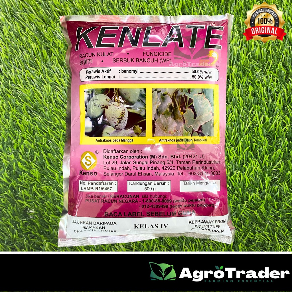 Kenlate 500g -Benomyl 50.0% WP (sama Benex) | Shopee Malaysia
