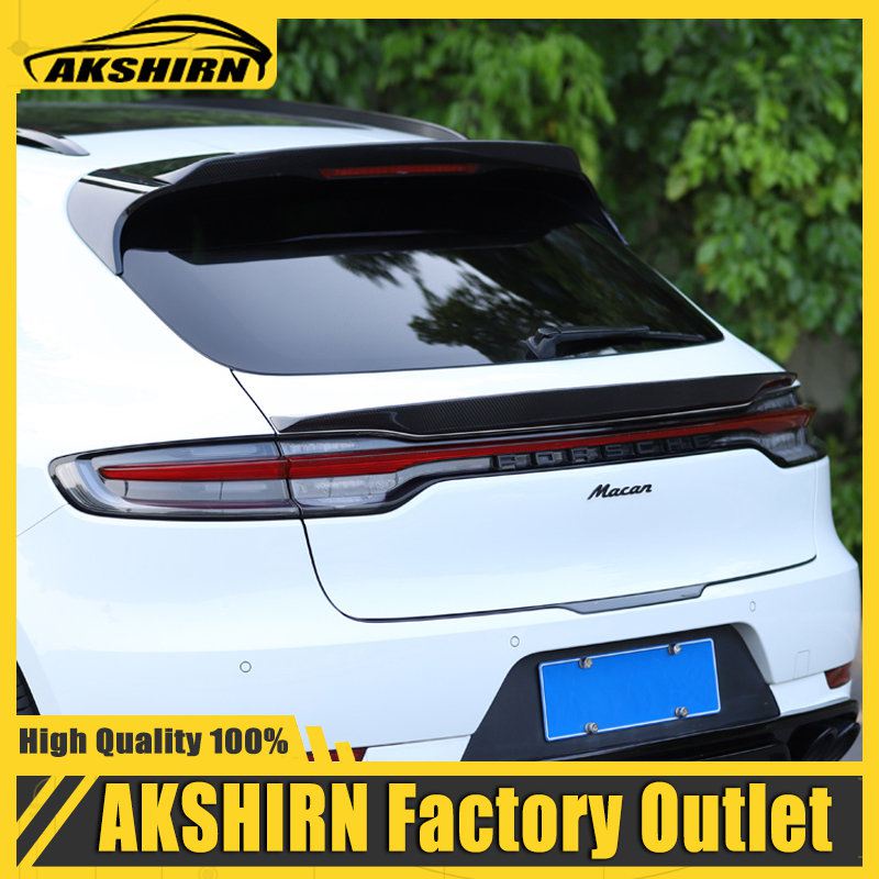 Carbon Fiber Spoiler For Porsche Macan 2018 2019 2020 2021 High Quality ...