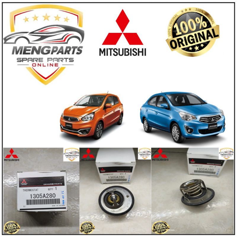 ORIGINAL 💯% MITSUBISHI ATTRAGE A13A, MIRAGE A03A THERMOSTAT 87c ...