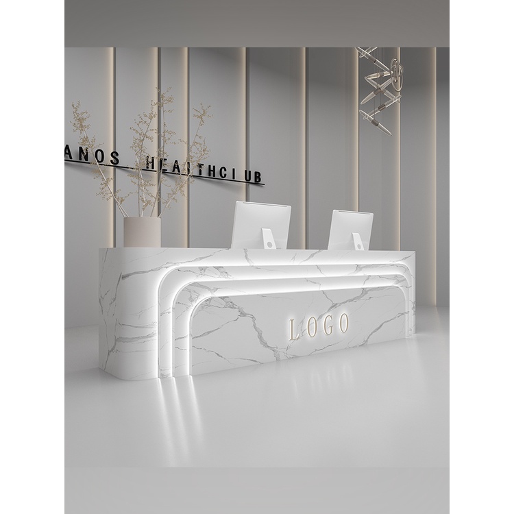 Front desk medical beauty club front desk small dental clinic bar ...