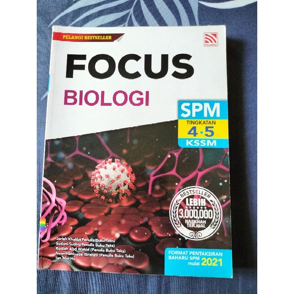 FOCUS BIOLOGI SPM TINGKATAN 4&5 | Shopee Malaysia