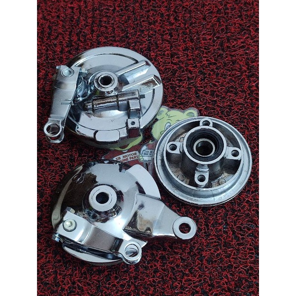 HONDA EX5 HIGH POWER EX5 CLASS COMBO CHROME HUB SPOKET CLUTCH HUB+FRONT ...