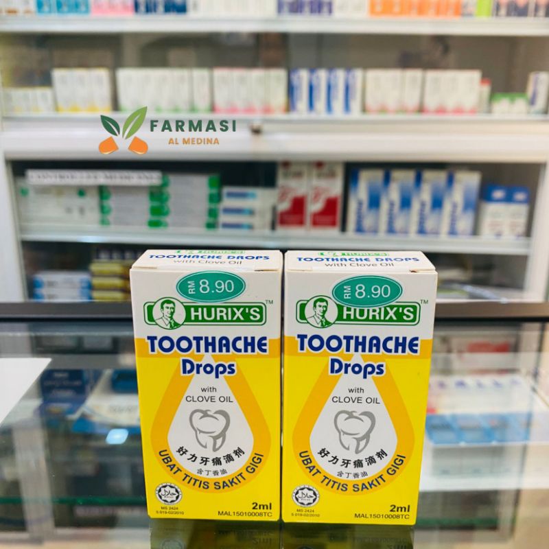 🌿 | [ HURIX'S ] TOOTHACHE DROPS with CLOVE OIL UBAT TITIS SAKIT GIGI ...