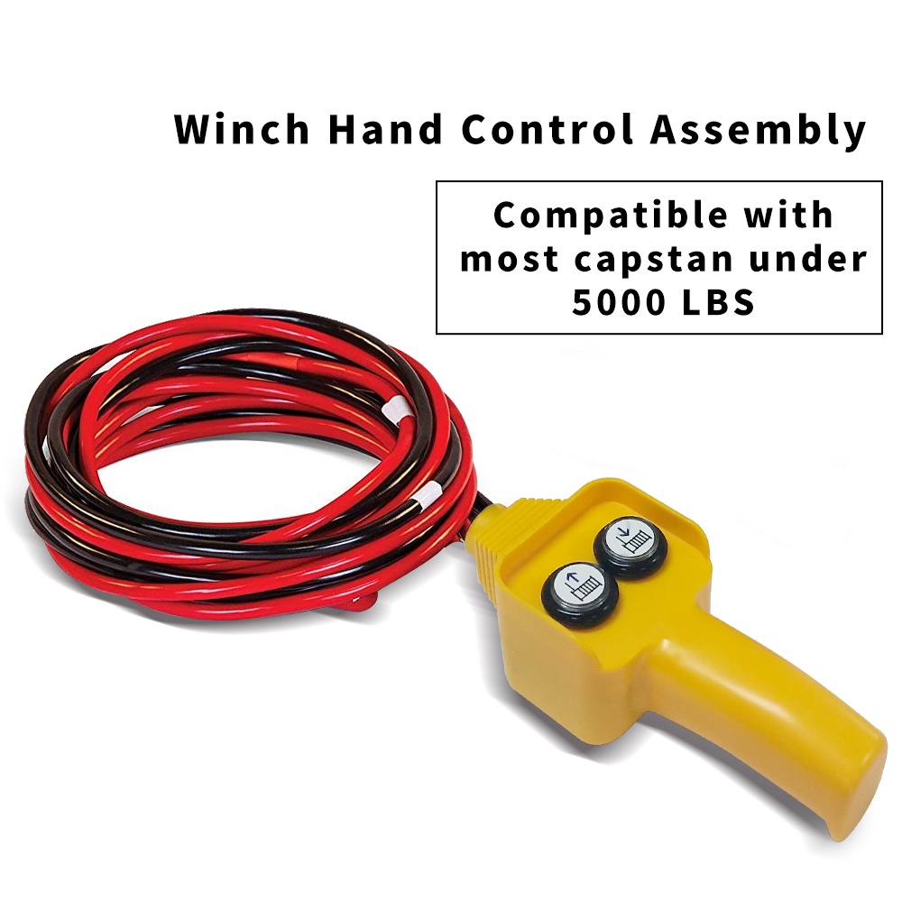RUGCEL WINCH Winch Hand Control Assembly for Rated Pulling 1500lbs to ...