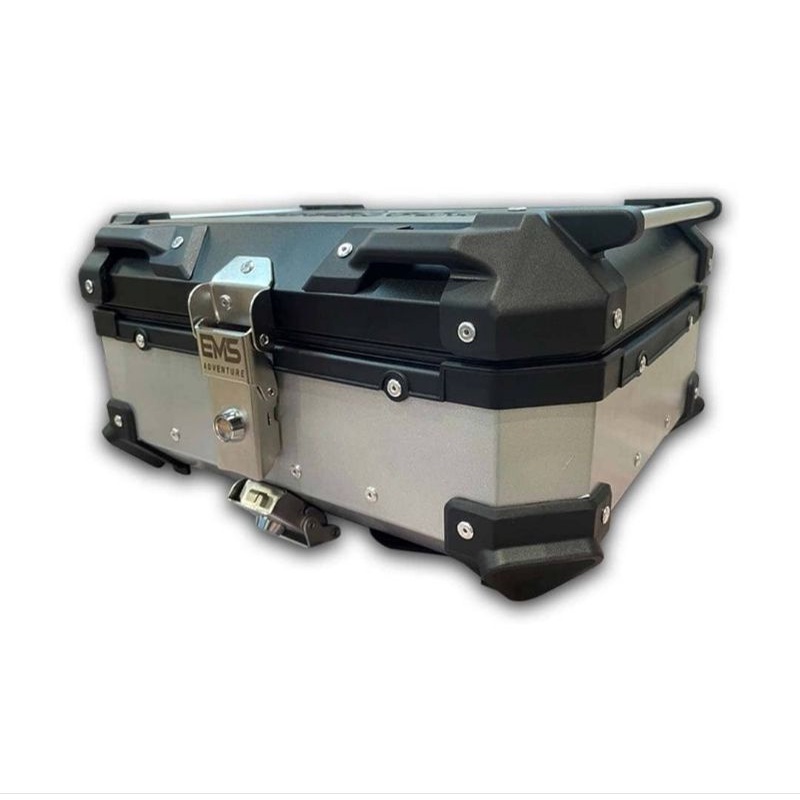 TOP BOX ALUMINIUM EMS ADVENTURE 28/32 LITRE+ MONORACK | Shopee Malaysia