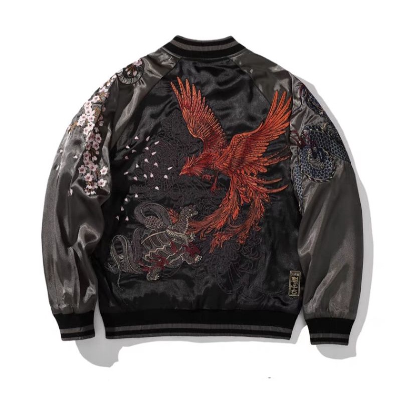 (BIG SIZE RESTOCK) Oni Denim Assorted Elements Sukajan Jackets | Shopee ...