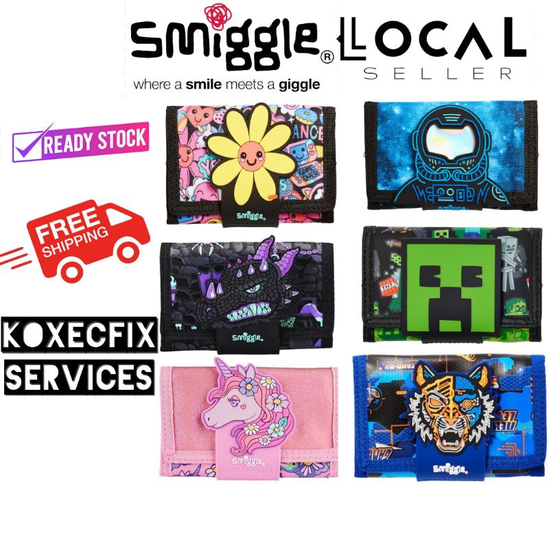 Smiggle kids wallet Boy and girl | Shopee Malaysia